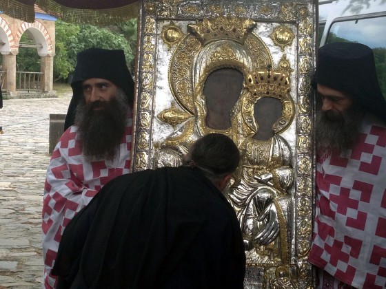 Η ΕΙΚΟΝΑ ΤΗΣ ΠΑΝΑΓΙΑΣ ΤΗΣ ΟΔΗΓΗΤΡΙΑΣ ΠΟΥ ΕΓΚΑΤΕΛΕΙΨΕ ΜΟΝΗ ΤΗΣ ΤΗΝ ΜΟΝΗ ...
