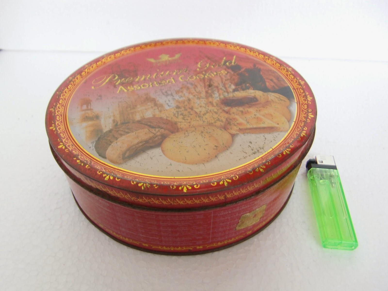 CILEGON ANTIK: Tin Box / Kaleng Cookies : PREMIUM GOLD Assorted Cookies