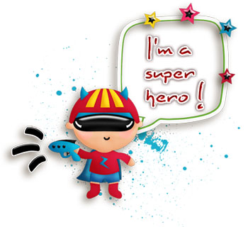 Chouk77 Designs: I'm a super hero ! + freebie