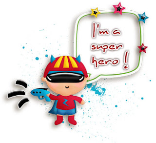 Chouk77 Designs: I'm a super hero ! + freebie