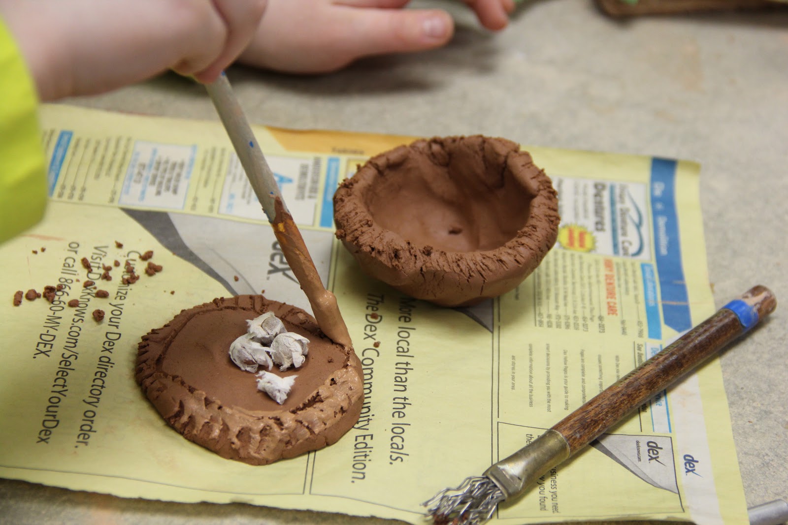 Rachel Dorn Ceramic Sculpture: Second Grade Clay Rattle Project