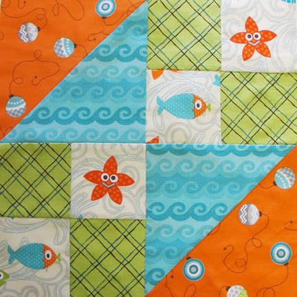 Henry Glass Fabrics: More Here Fishy Fishy Challenge Blocks