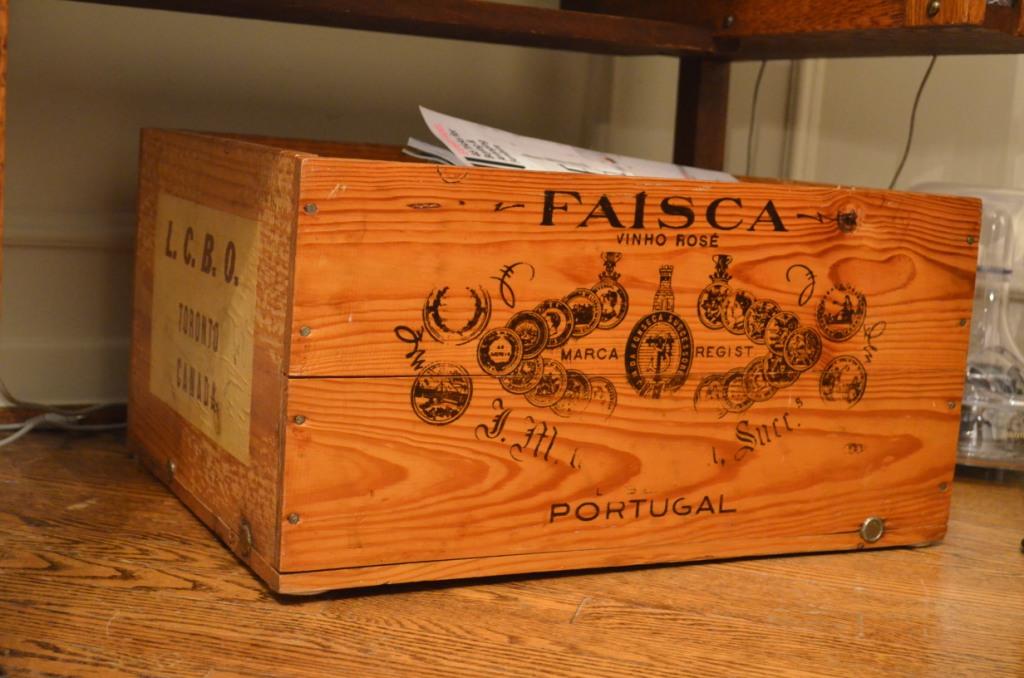 The Bennett House: My 1958 Faisca wine crate