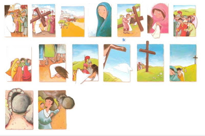 Chemin de croix pour les enfants du caté (livret, BD, diaporamas)