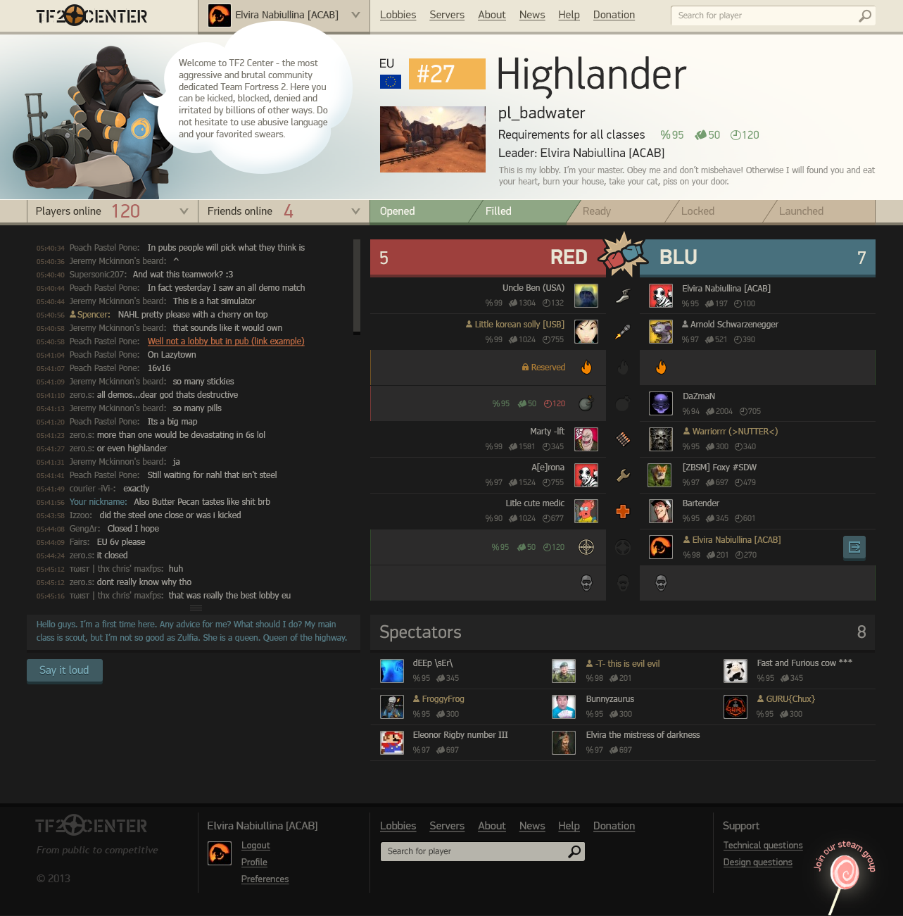 TF2 Center: August 2013