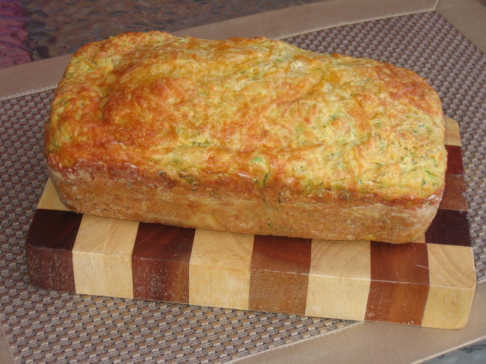 Savory Cheddar Zucchini Bread ~ Edesia's Notebook
