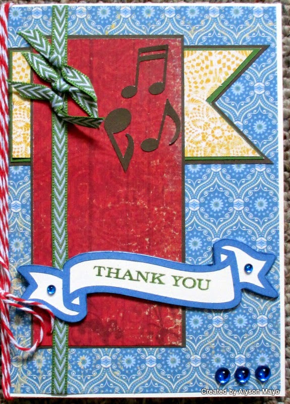 Create with Alyson: Thank You Card for Special Choir Director