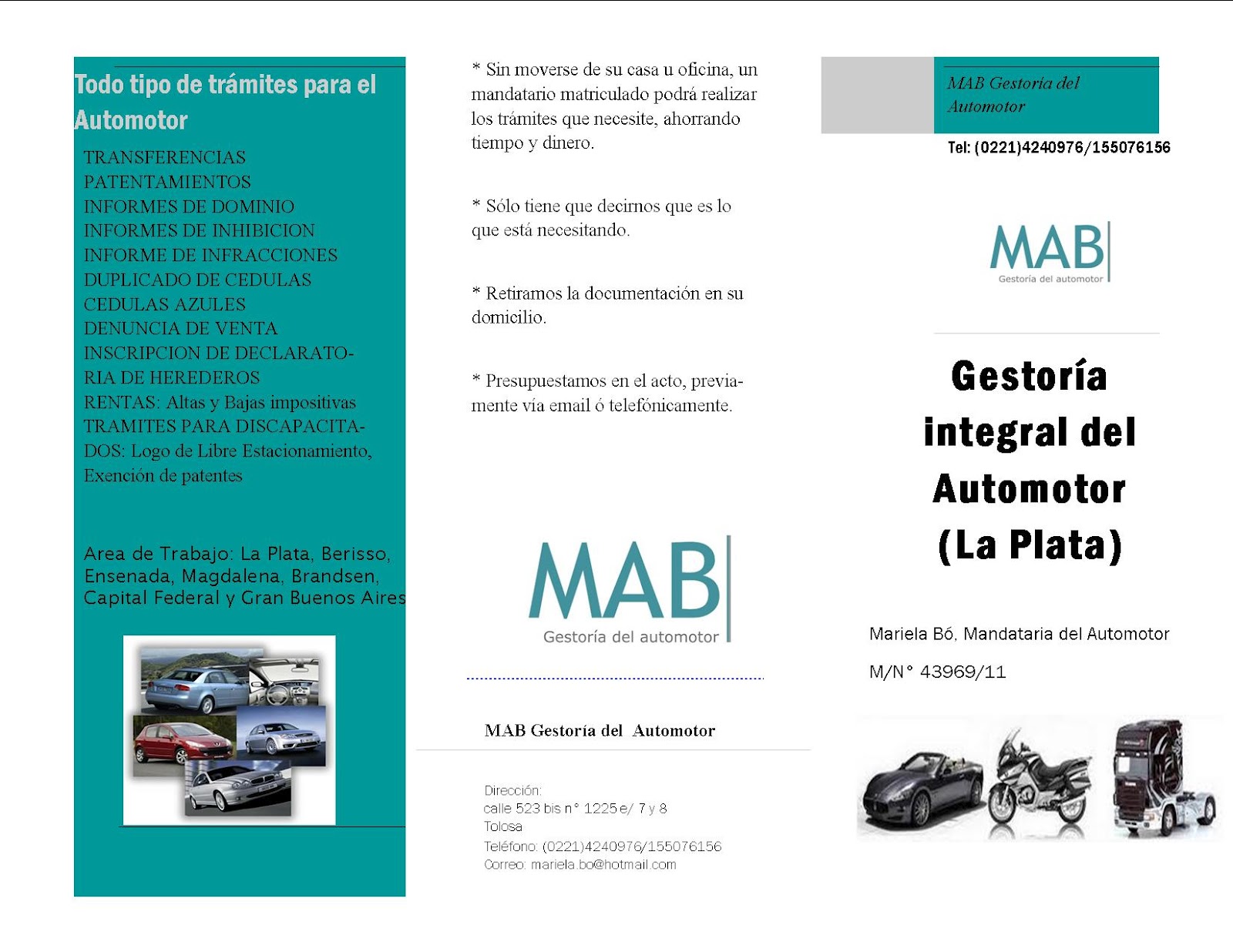 .:|Gestoría del Automotor en La Plata|:.: agosto 2012