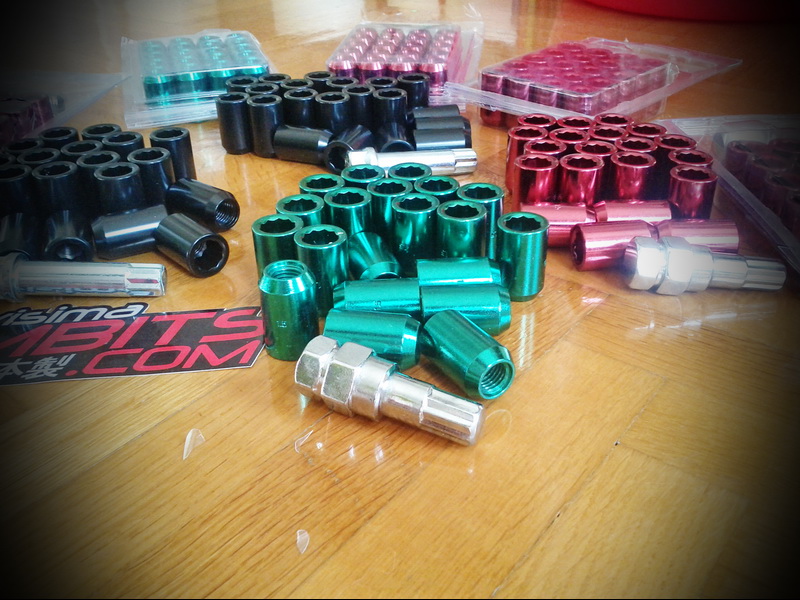 JDMbits: New Arrival: Colored Tuner Lug Nuts Sets!