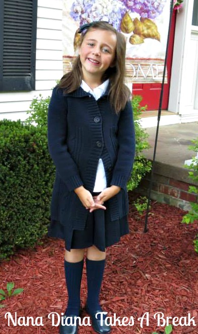NANA DIANA TAKES A BREAK: SweetCheeks First Day In First Grade And Her ...