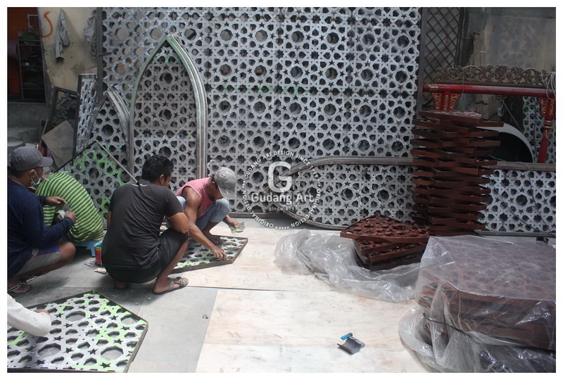 Kerawang Teralis Masjid Aluminium Cor Gudang Art Design
