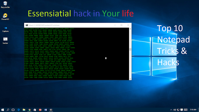 Top 10 Coolest Notepad Tricks and Hacks for Your PC ~ Essential Hack In ...