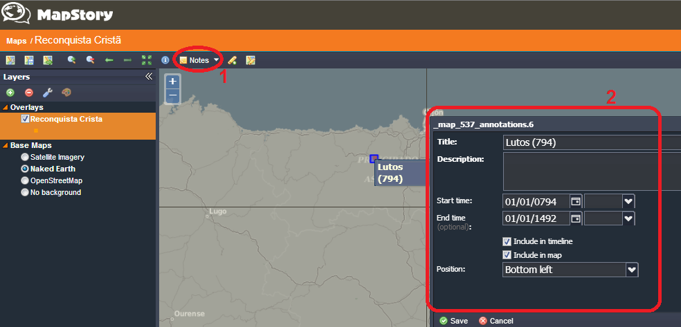 Opus SIG: MapStory - publicar mapas com cronologia dinâmica