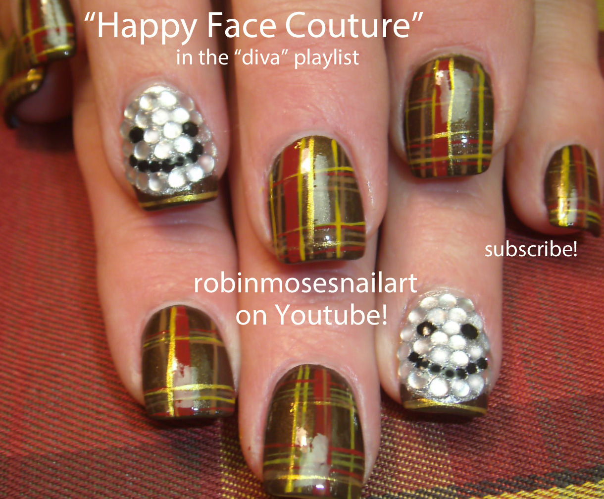 Robin Moses Nail Art: "cute fall nails" "happy fall nails" "fall bling ...