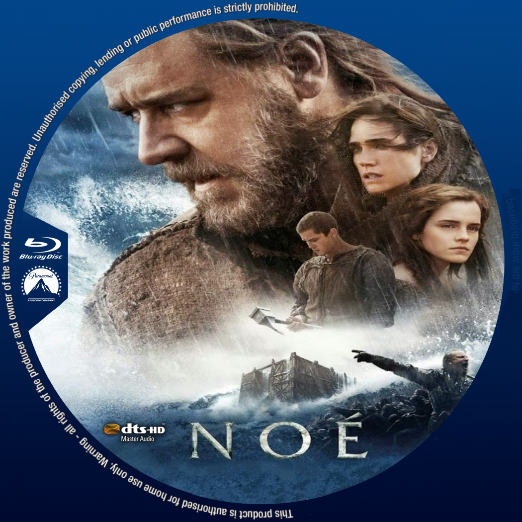 CAPAS DVD-R GRATIS: Noé ( 2014 ) - Blu Ray - Label