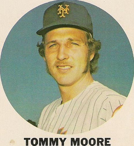 Early Seventies Mets Prospect & Short Time Pitcher: Tommy Moore (1972-1973)