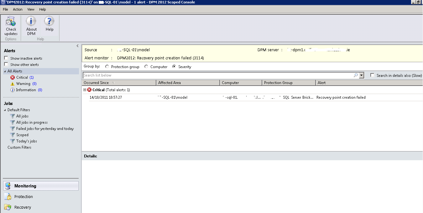 Kevin Greene IT Blog: Managing and Monitoring System Center DPM 2012 ...