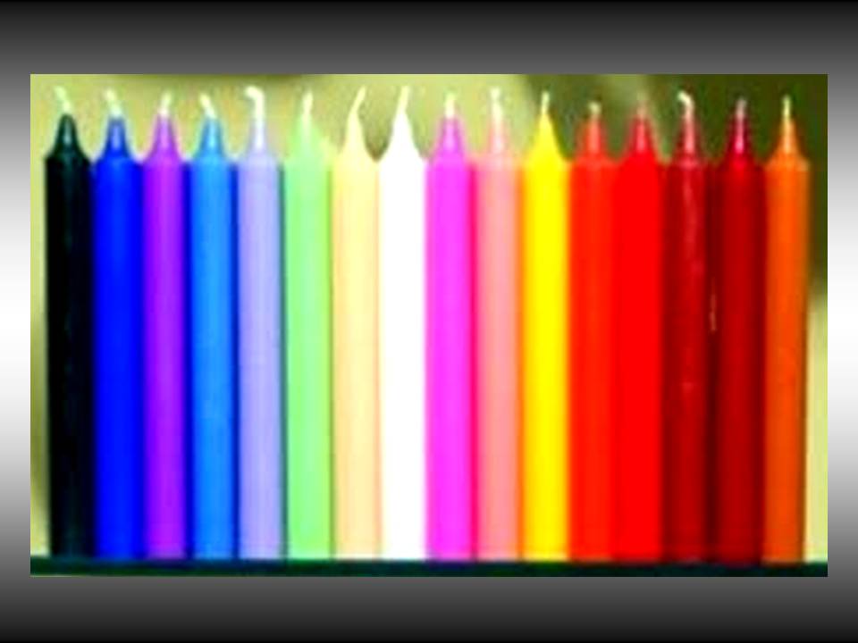 COLORES DE VELAS PARA SANTOS Y PETICIONES (I) ~ ORACIONES PODEROSAS