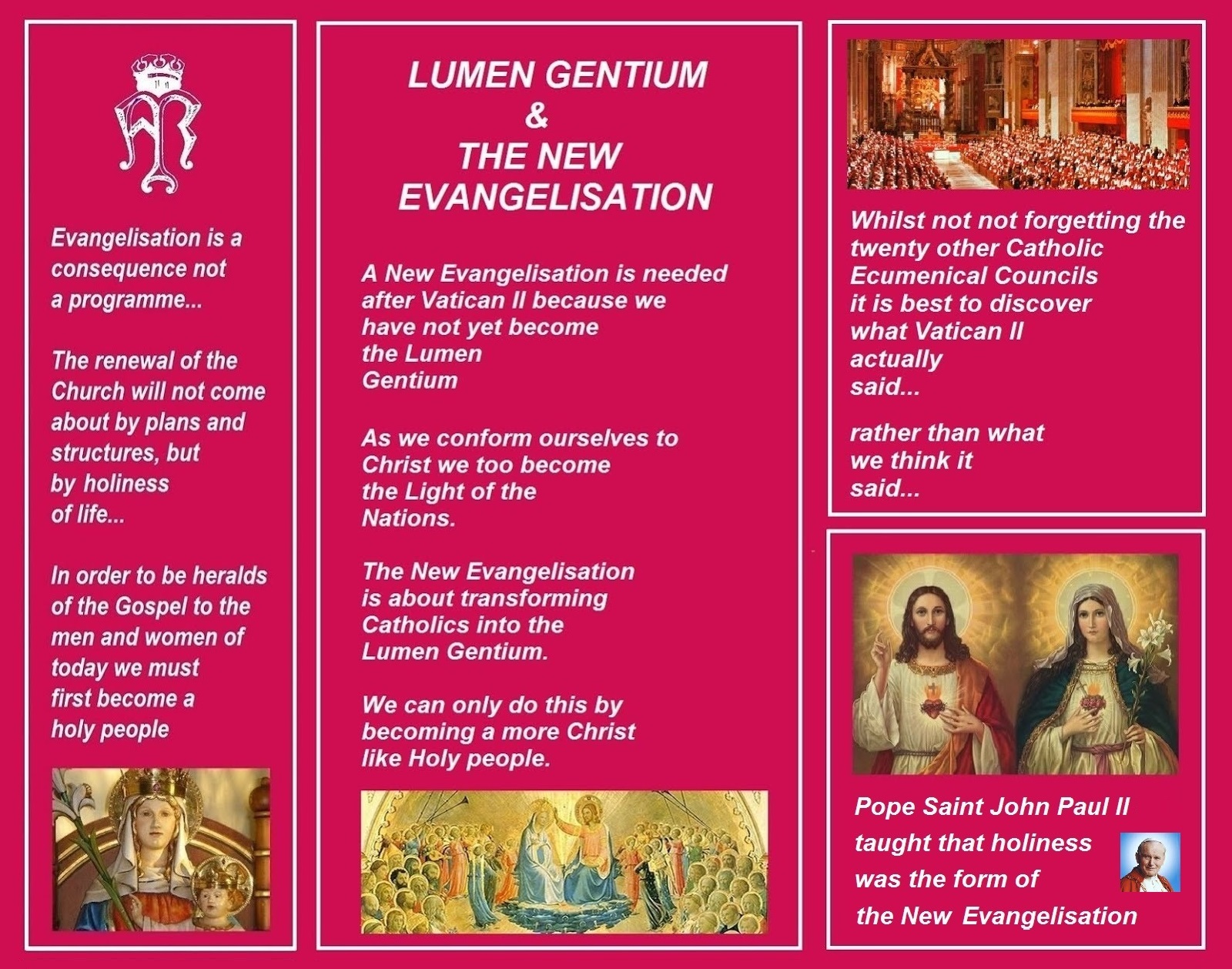 CATHOLIC EVANGELICUM: STATIONS