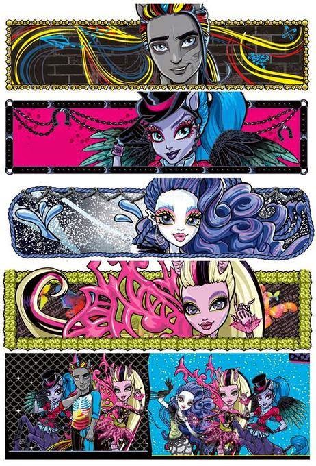 monster high: Freaky Fusion artworks!