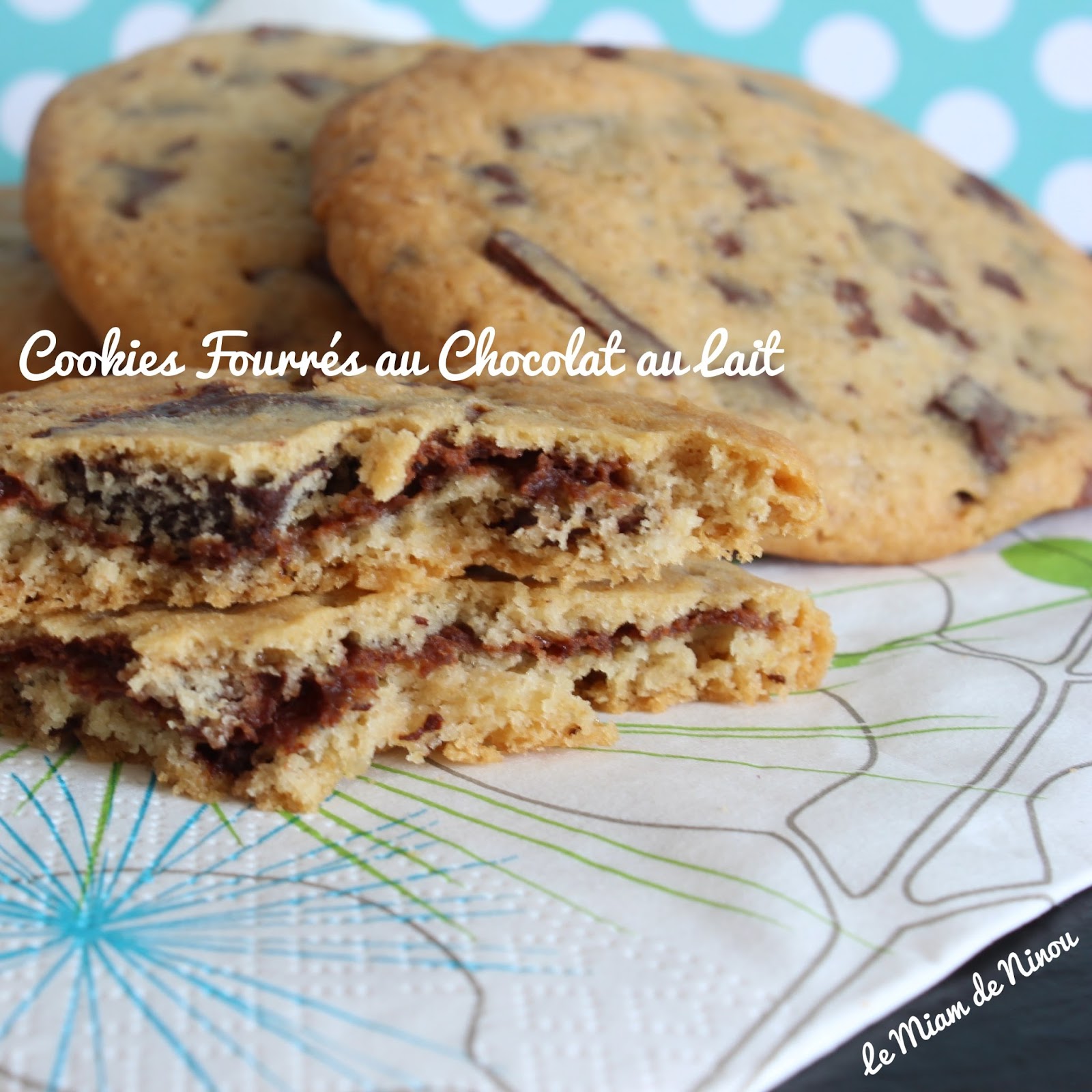 Cookies Fourrés au Chocolat au Lait