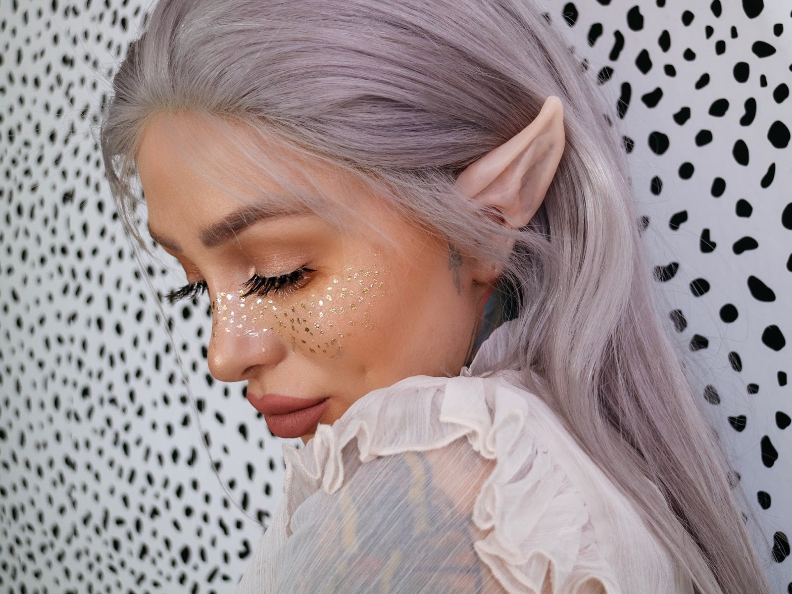 Super Quick And Easy Pixie Halloween Makeup | My Wild Sparrows