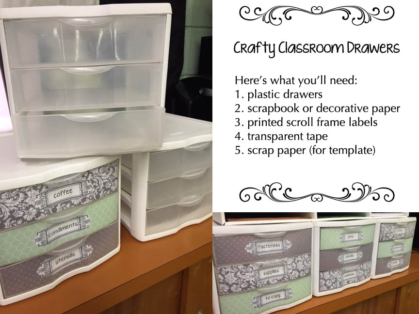 The Politics of Getting There: My Crafty Classroom Drawer Files