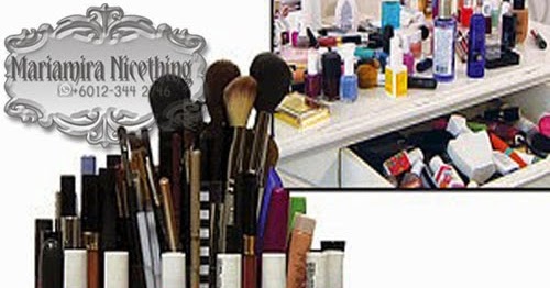 MariaMira NiceThinG™: Bekas Simpanan Alatan Makeup Glam Caddy Rotating ...