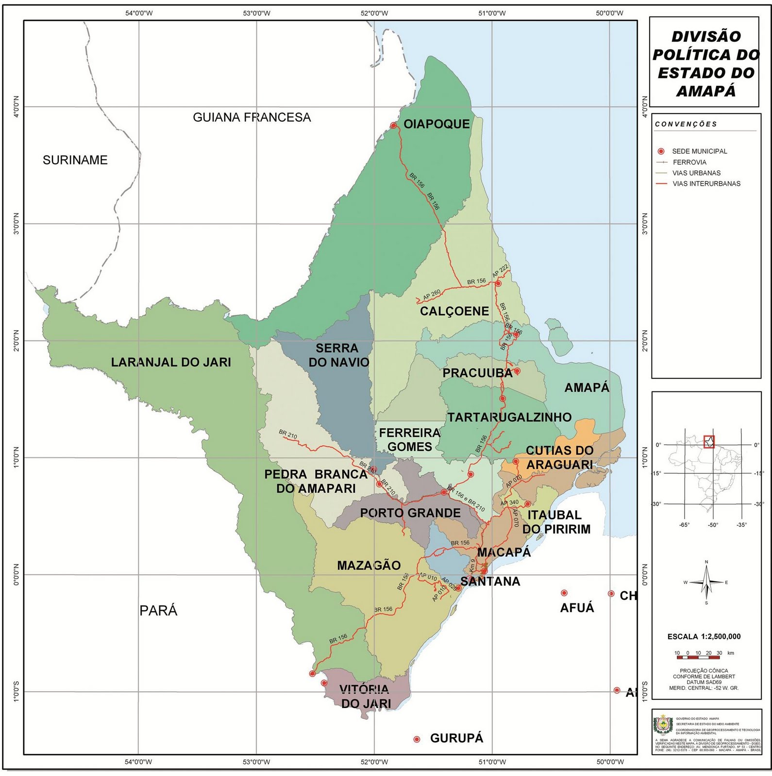 Amapá, minha amada terra!: Quadro Geral das Áreas Protegidas no Amapá