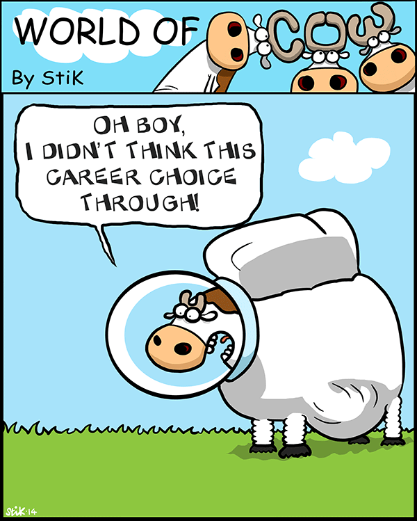 The Cartoonist known as StiK: World of Cow