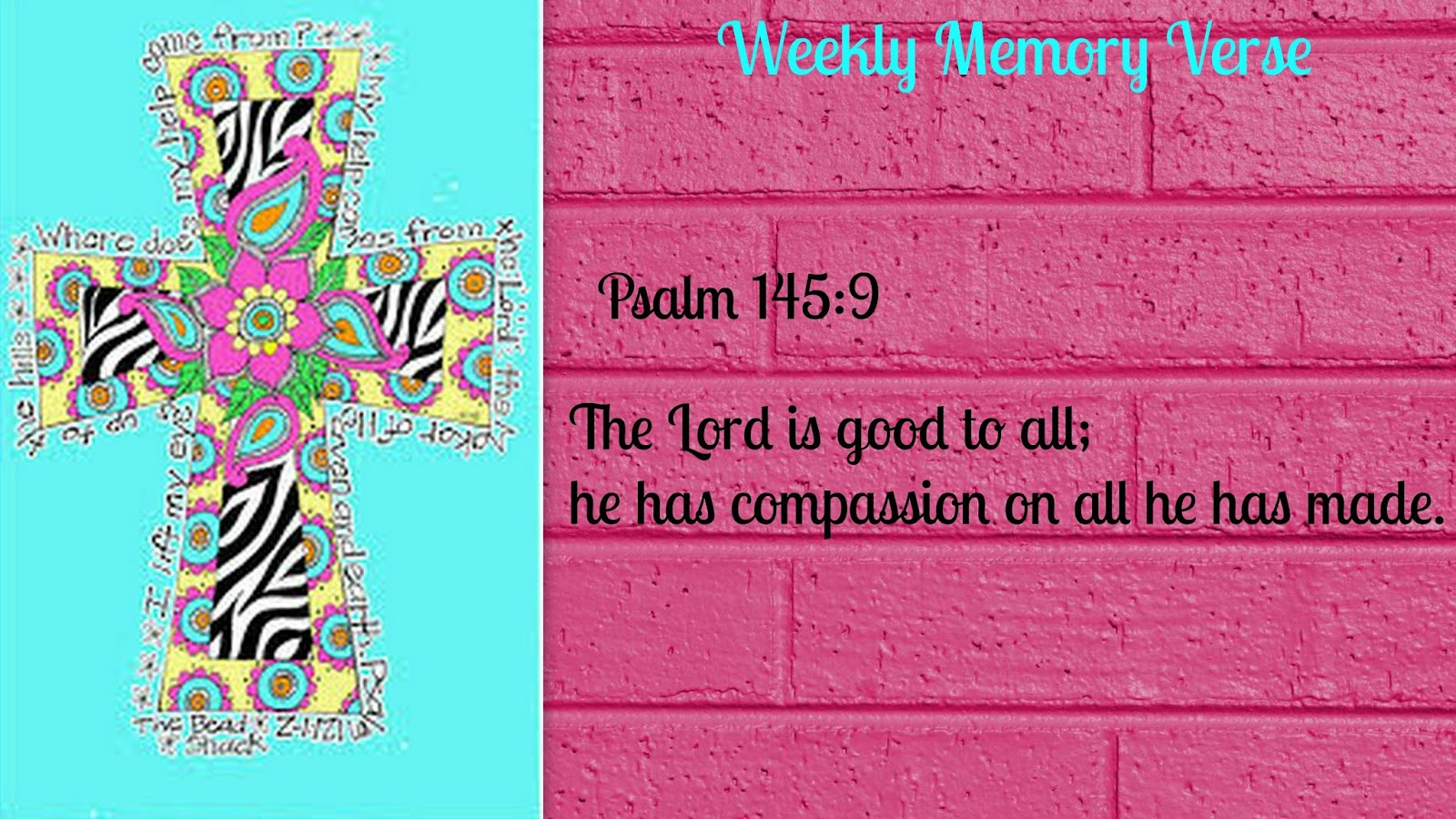 ABC's and Sweet Tea: Weekly Memory Verse - week 4