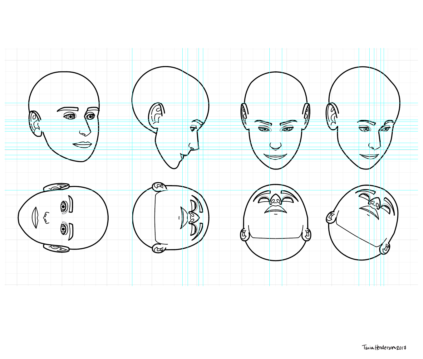 Draw Speak: Head Angle Diagrams