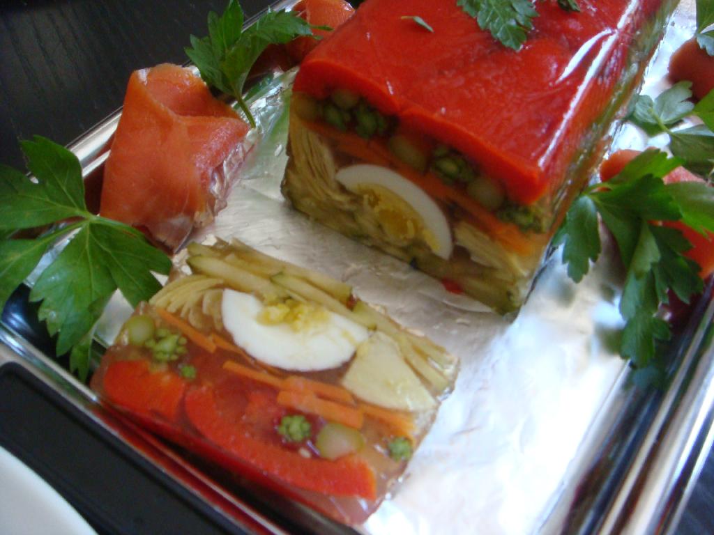 From my cottage kitchen: Summer vegetable terrine