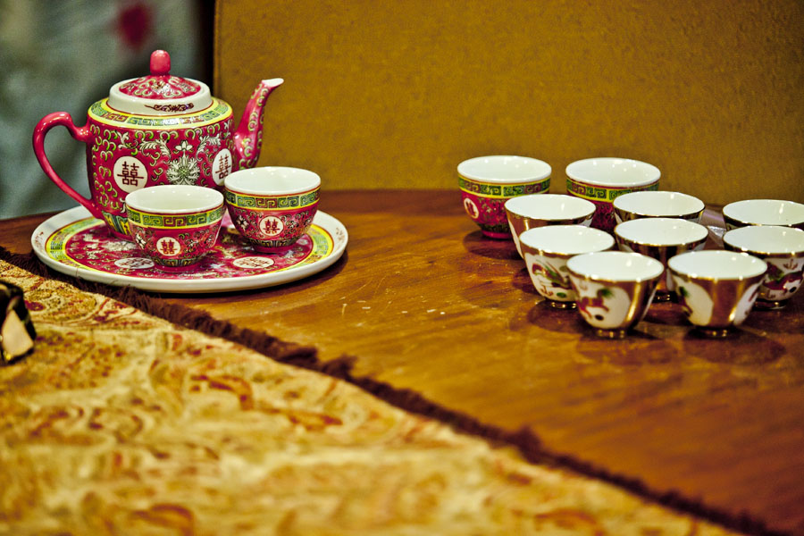 Wei Jien & Sue Lynn's Wedding: Wedding Tea Set