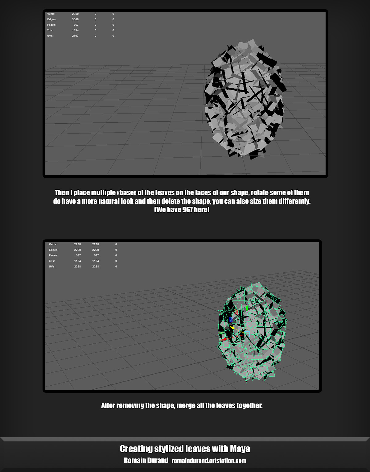 How to Create Stylized Leaves with Maya | CG TUTORIAL