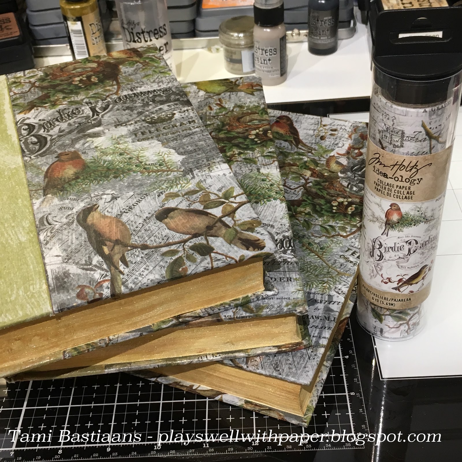 Plays Well With Paper: Collage Paper Altered Books