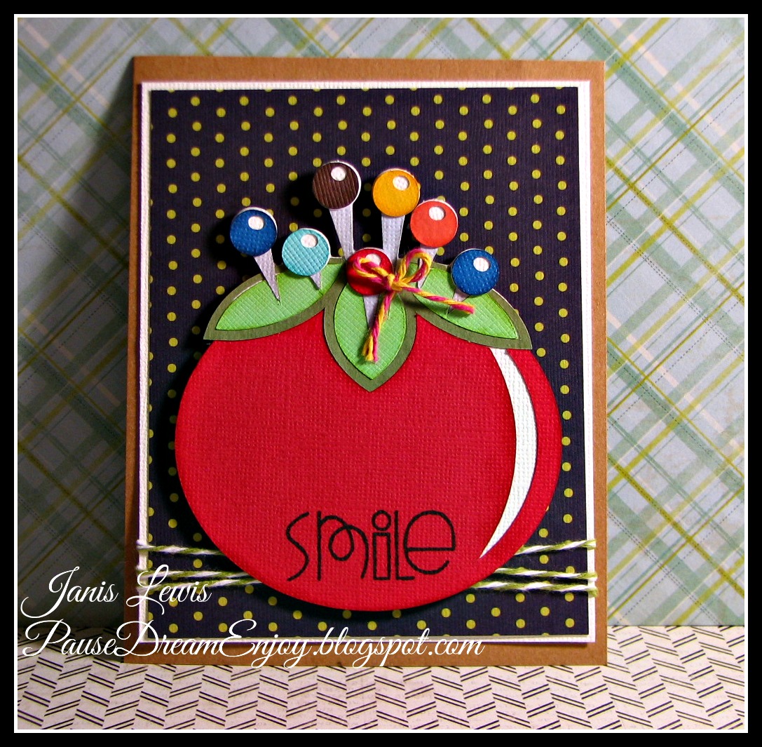 Pause Dream Enjoy: Smile Pin Cushion
