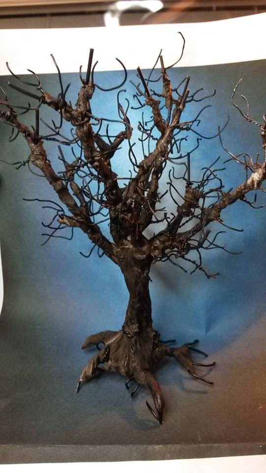 Scale models and dioramas: How to make metal wire trees