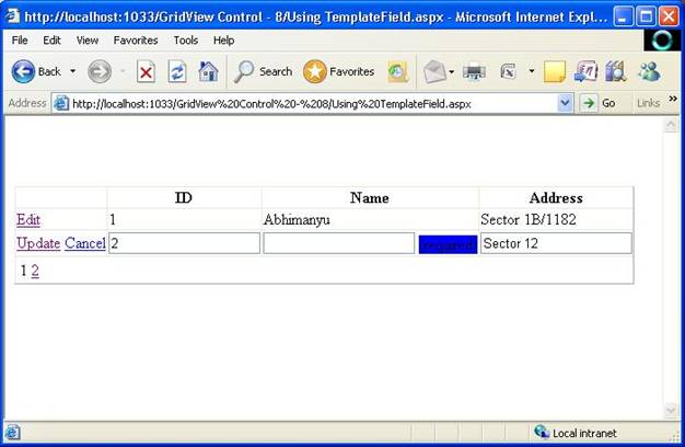 Gridview Control In Aspnet Part 8