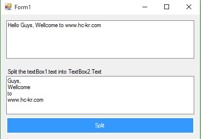 VB.NET Split Array String.Split() Method | KODE AJAIB
