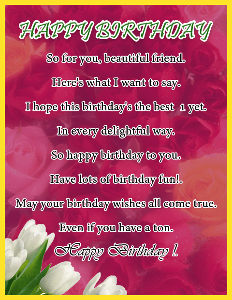 Birthday Poems | Best Birthday