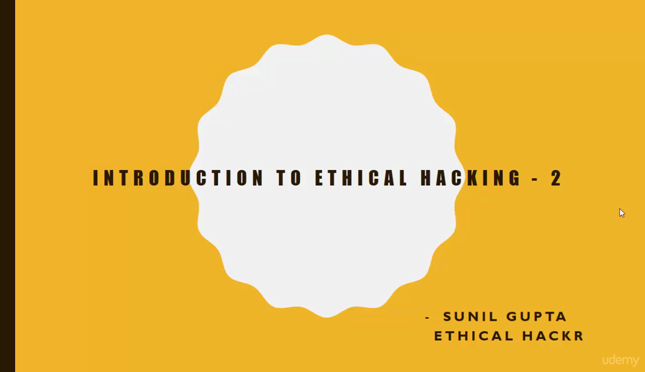 Udemy Ethical Hacking Complete Course To Become Ethical Hacker