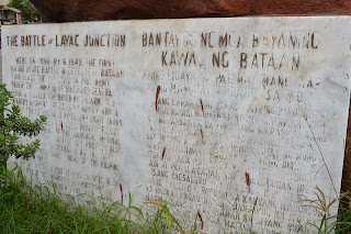 FIRST LINE OF DEFENCE MARKER | Bataan Explore