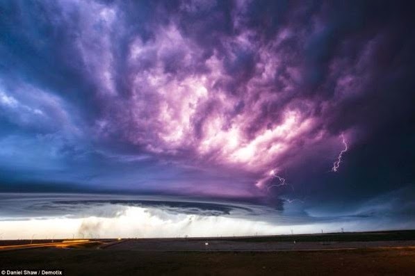 Dangerous Power of Nature : Amazing Supercell Storm