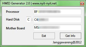 HWID Generator Versi 2.0 | JaMz Blog™