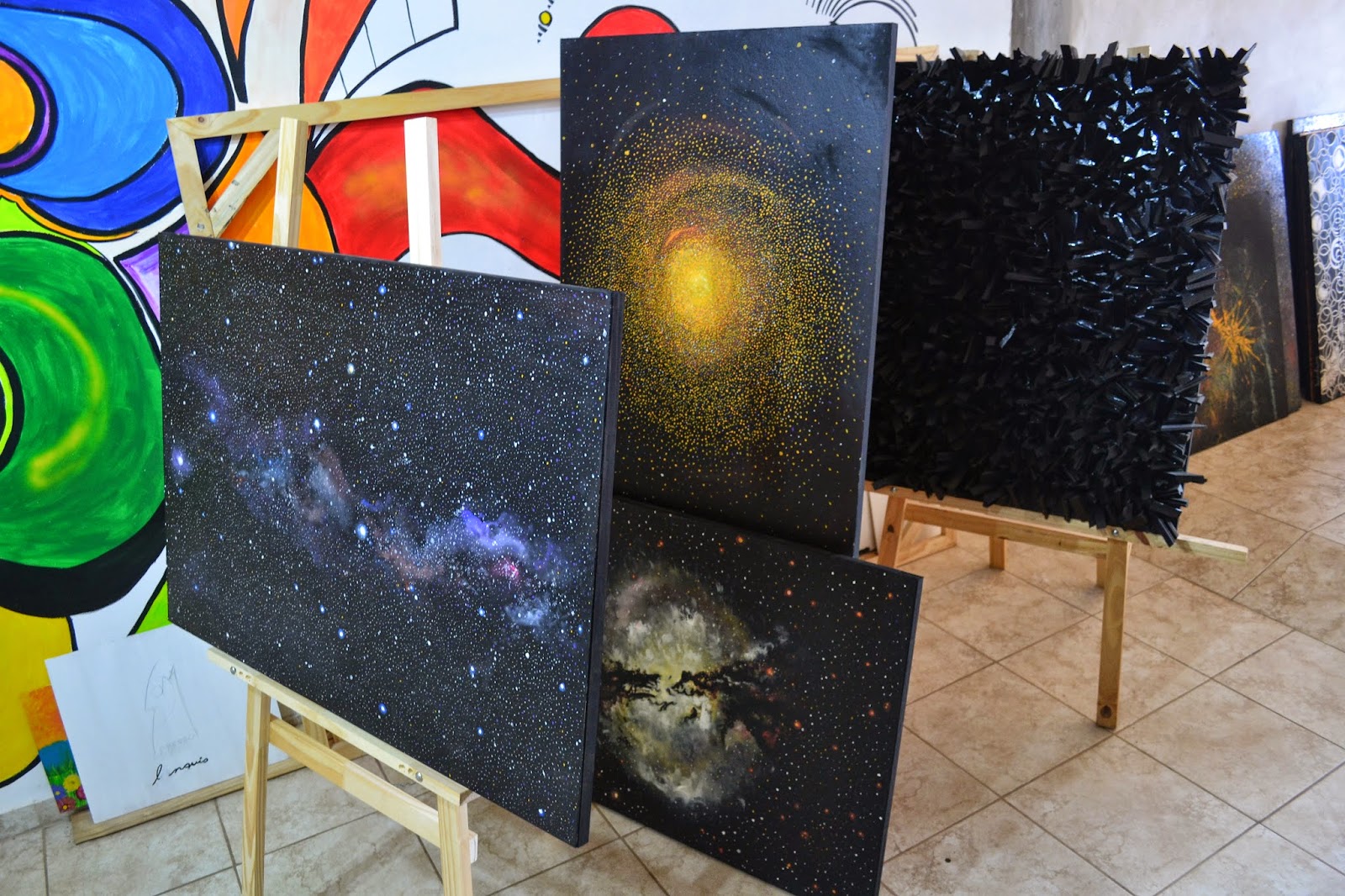 Claudio Tomassini: Serie Cosmogenesis - Claudio Tomassini Pinturas