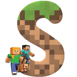 Abecedario con Personajes de Minecraft. Minecraft Characters Alphabet ...