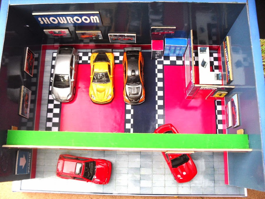 DIORAMA DIECAST: DIORAMA GARAGE DIECAST TRAFFIC SHOP