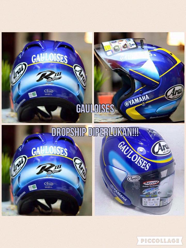 ARAI RAM3 GAULOISES - HELMET COPY ORI