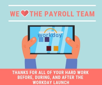 UVA Finance: Thank You, Payroll Team!